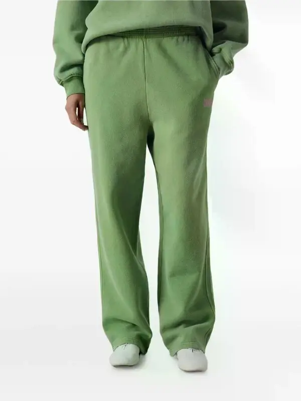 American Vintage Plizzy Straight-leg Track Pants - Green