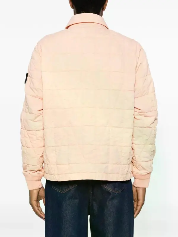 Stone Island Quilted Logo-patch Padded Jacket