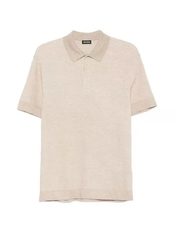 Zegna Short-sleeves Polo Shirt - Neutrals