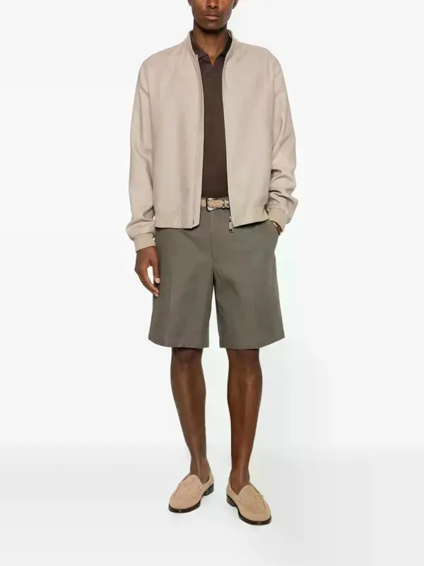 Zegna Tailored Pressed-crease Shorts