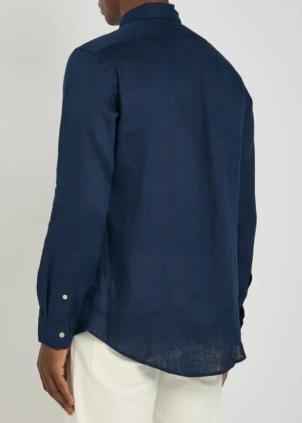 Polo Ralph Lauren Logo-embroidered Linen Shirt