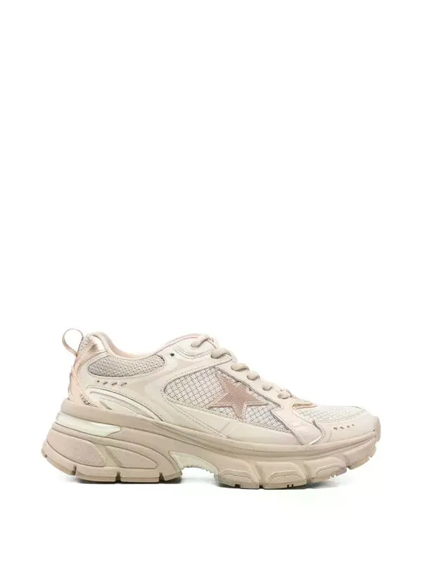 GOLDEN GOOSE Lightstar Lace Up Sneakers - Neutrals