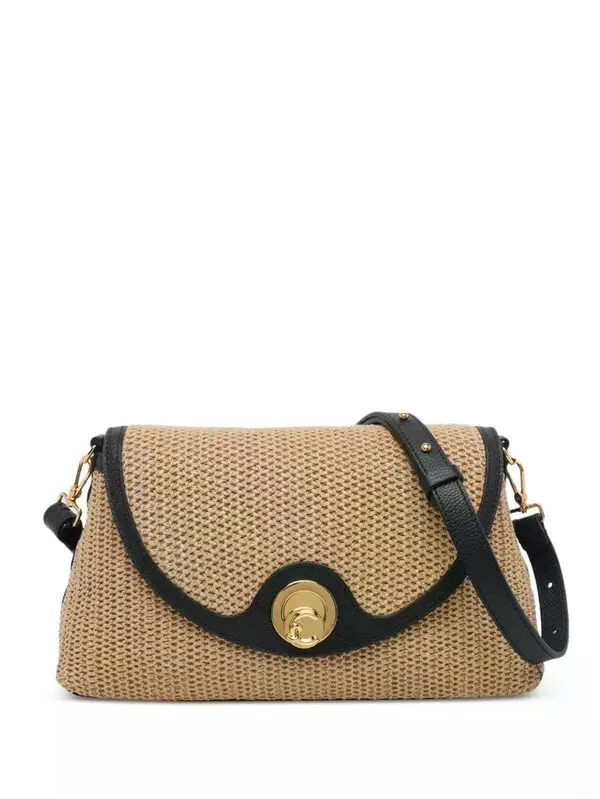 COCCINELLE Nikila Straw Shoulder Bag