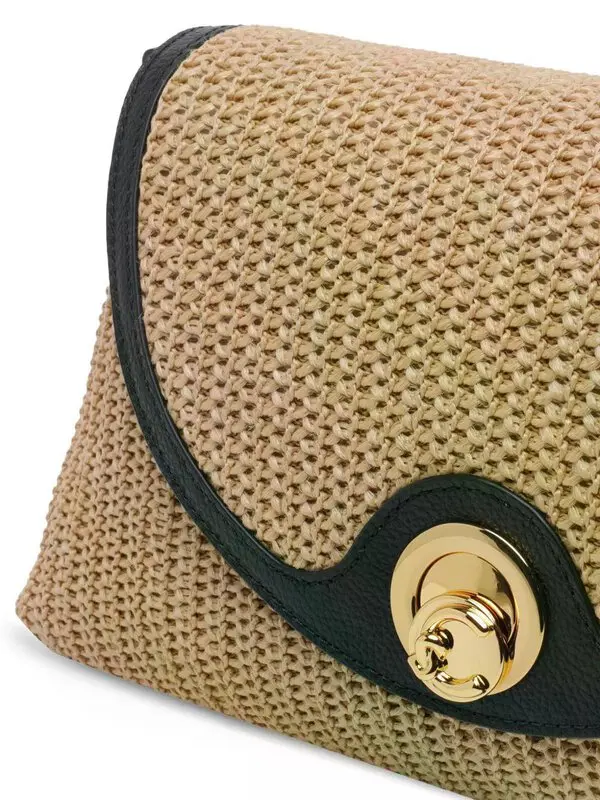 COCCINELLE Nikila Straw Shoulder Bag