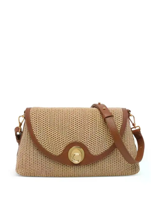 COCCINELLE Nikila Straw Shoulder Bag - Neutrals