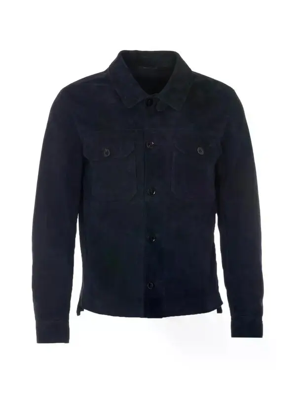 TOM FORD Suede Button-up Jacket
