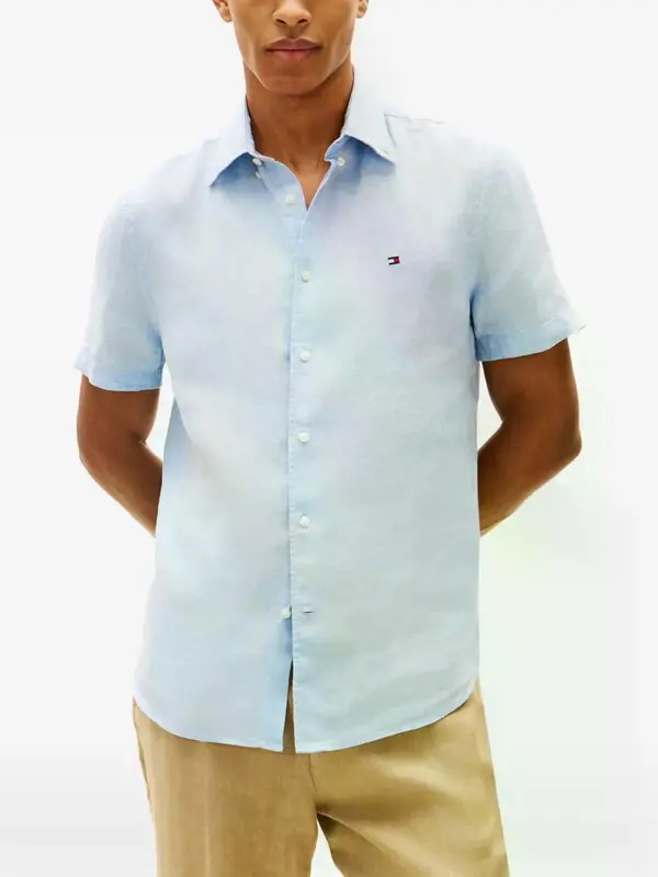 Tommy Hilfiger Logo-embroidered Shirt