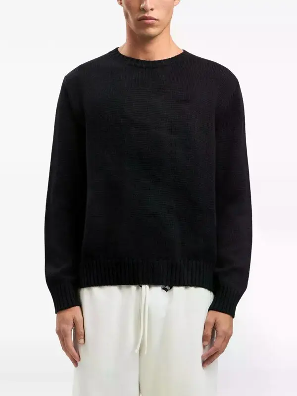 Palm Angels Back Curved Logo Sweater