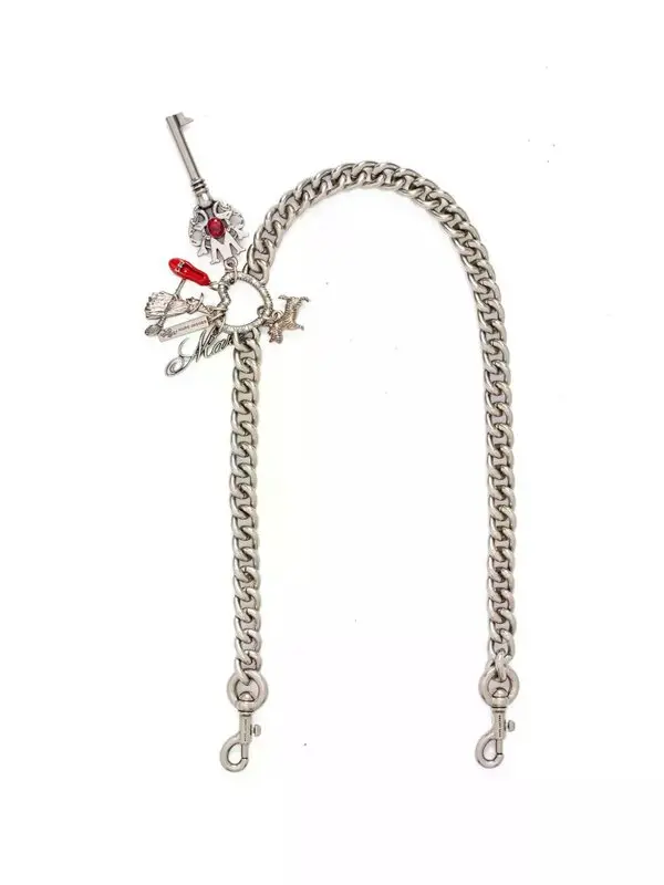 Marc Jacobs Wizard Of Oz Charm-embellished Shoulder Strap - Silver
