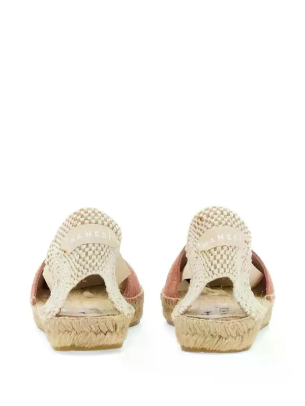 Manebí Suede Tie-fastening Espadrille Sandals - Brown