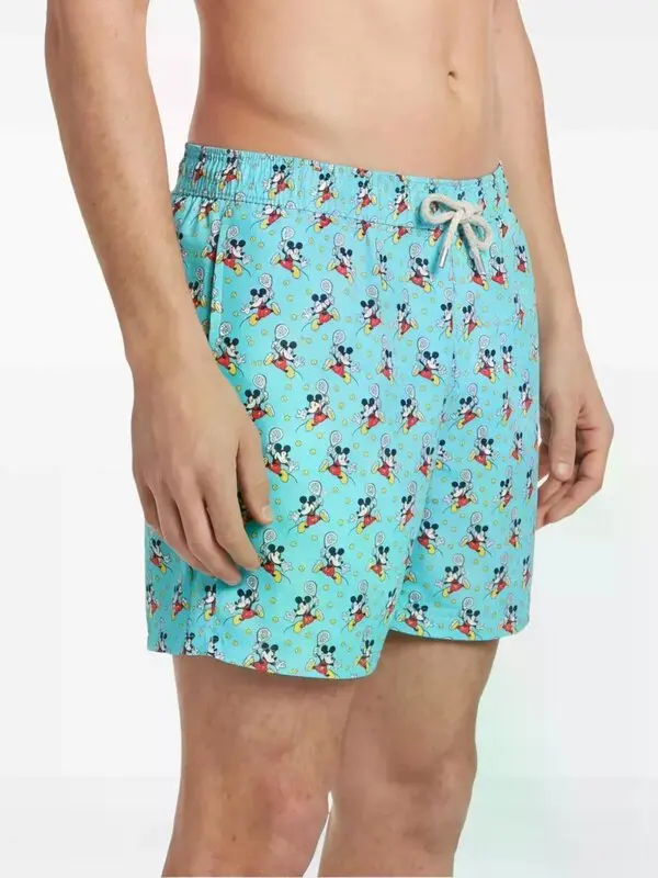 MC2 SAINT BARTH Disney Lighting Micro Stretch Swim Shorts - Blue