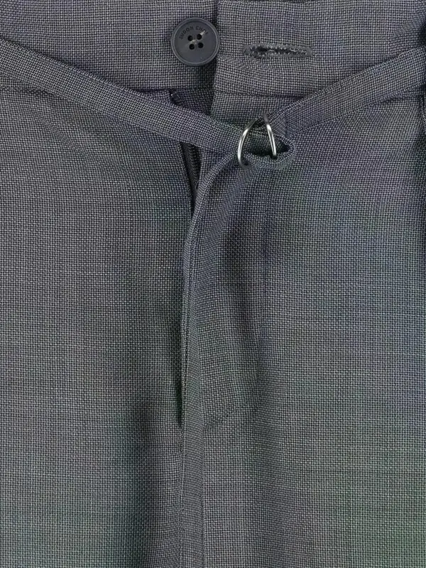 EUDON CHOI Belted Pleated Trousers