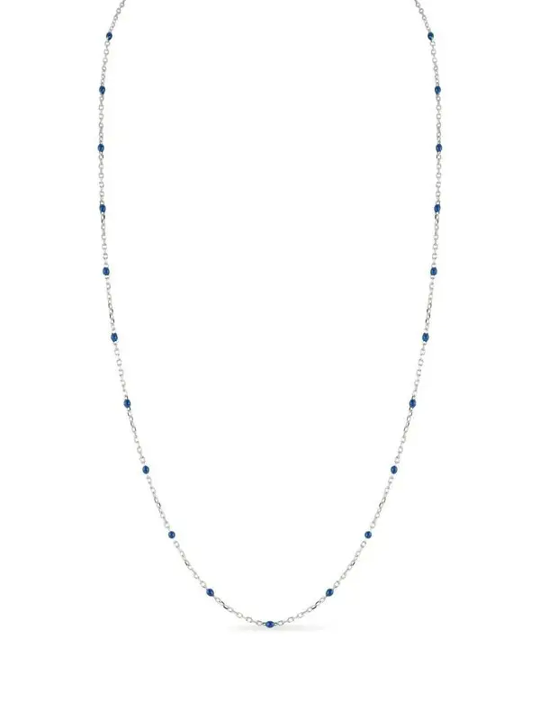 Mateo Enamel Station Chain Necklace