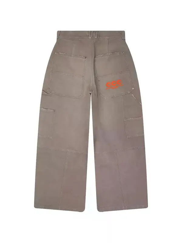 WILLY CHAVARRIA Stockton Wide-leg Trousers - Neutrals