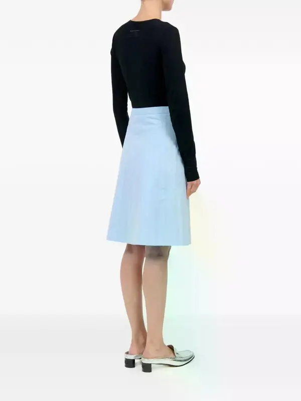 MAISON MARGIELA High-rise Striped Mini Skirt