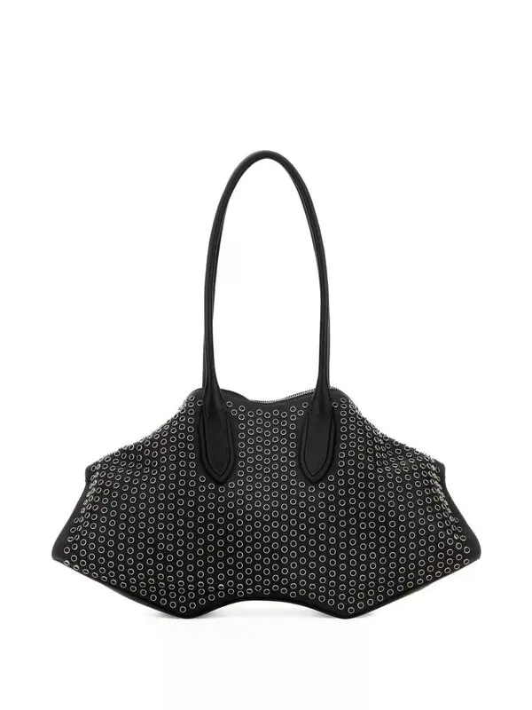 Alexander McQueen Manta Studded Leather Shoulder Bag