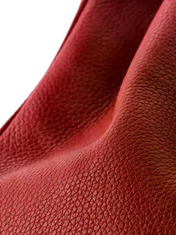 Celine 16 Top Handle Bag Grained Calfskin Medium Shoulder Bag - Red