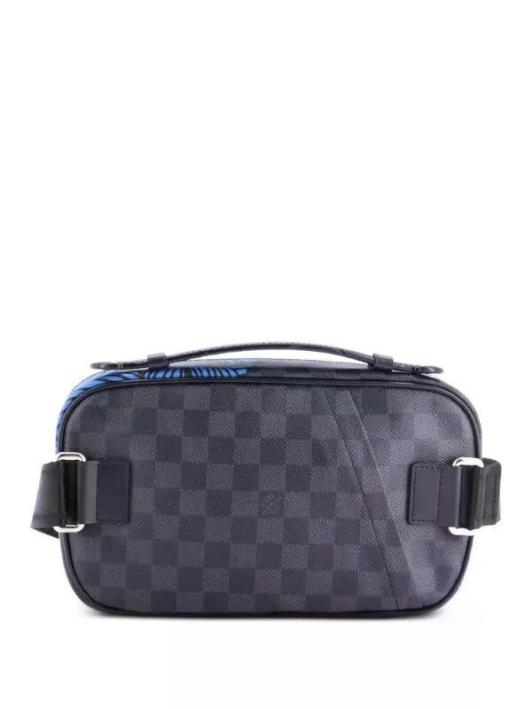 LOUIS VUITTON Ambler Waist Bag Limited Edition Nemeth Damier Graphite - Black