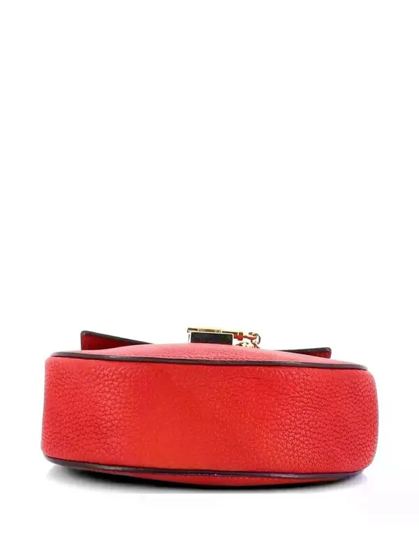 Chloé Drew Leather Mini Crossbody Bag - Red