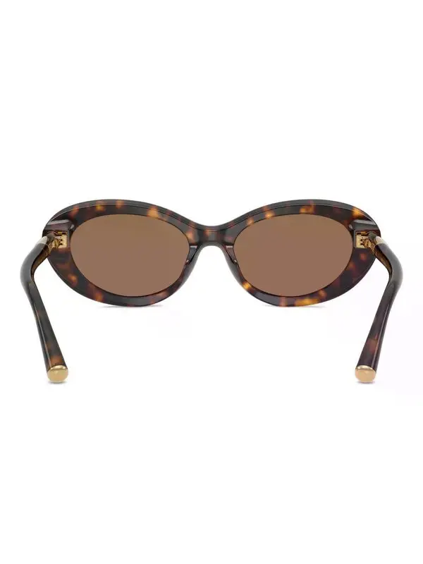 Dolce & Gabbana Tortoiseshell Oval-frame Sunglasses