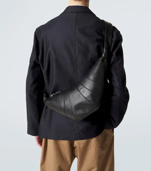 LEMAIRE Croissant Shoulder Bag - Black