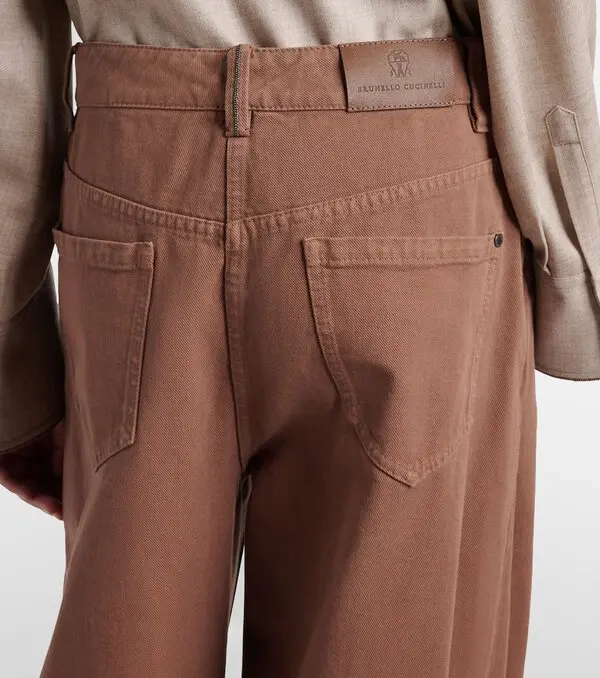 Brunello Cucinelli Monili Wide-leg Jeans