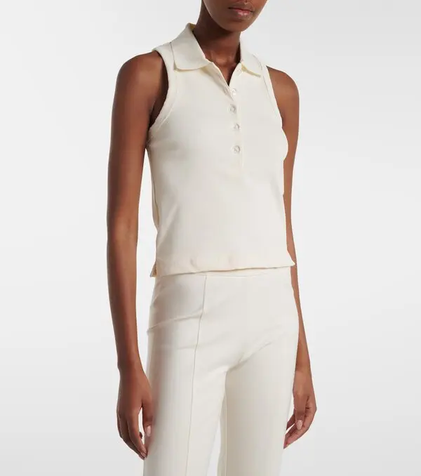 The Upside Courtship Henri Top In Cream - White
