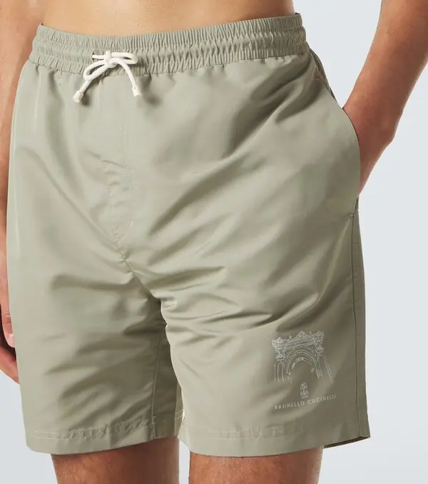 Brunello Cucinelli Rosmarino Swim Trunks