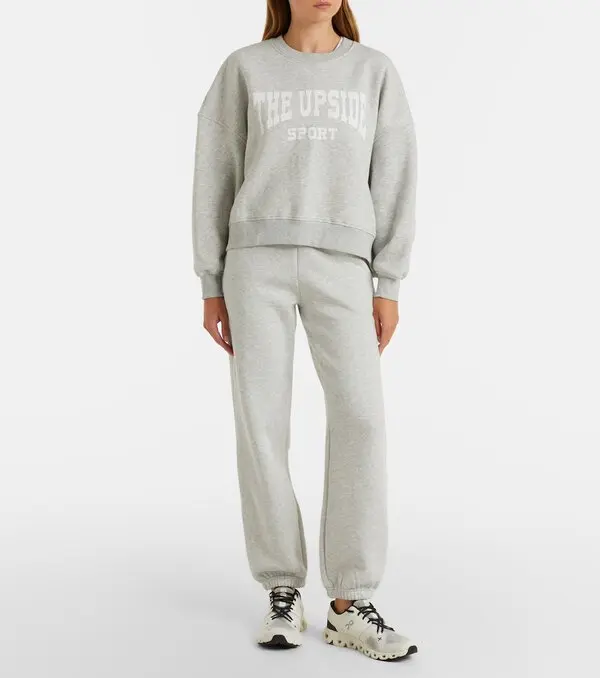 The Upside Paloma Oversized Cotton-blend Jersey Sweatshirt