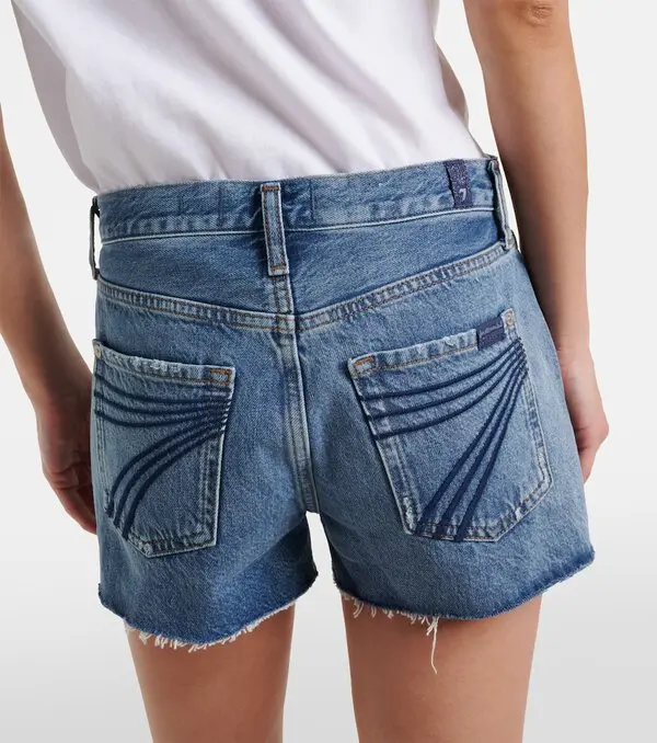 7 For All Mankind June Denim Shorts