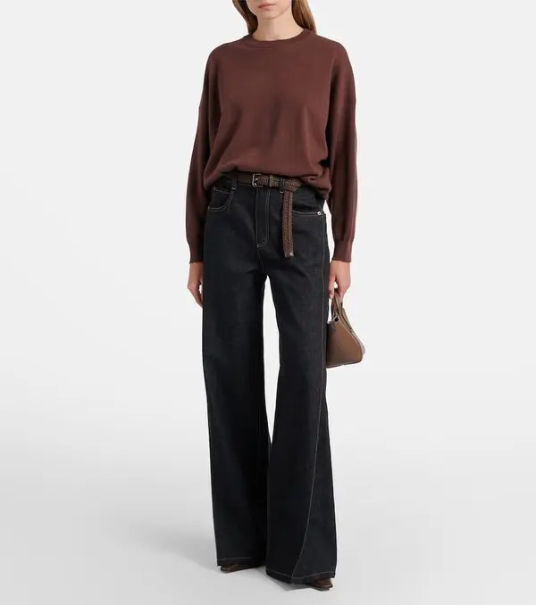 Brunello Cucinelli Monili Cashmere Sweater