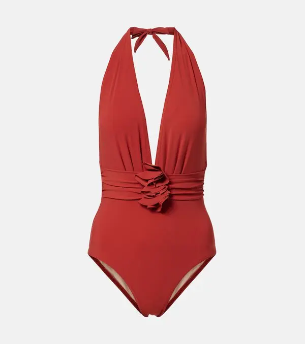 KARLA COLLETTO Circle Swimsuit - Orange
