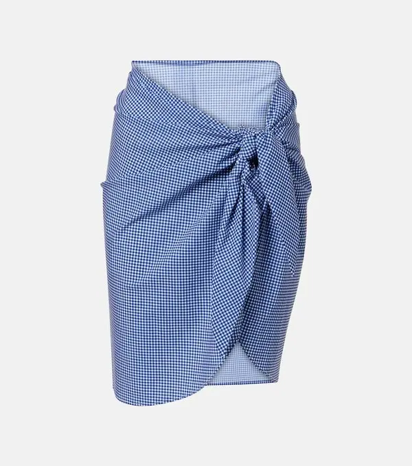 KARLA COLLETTO Gingham Beach Cover-up
