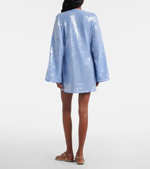 Oseree Sequined Beach Dress