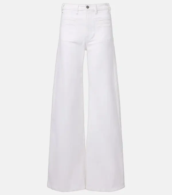 Khaite Delmonico High-rise Wide-leg Jeans