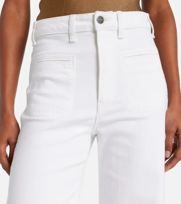 Khaite Delmonico High-rise Wide-leg Jeans