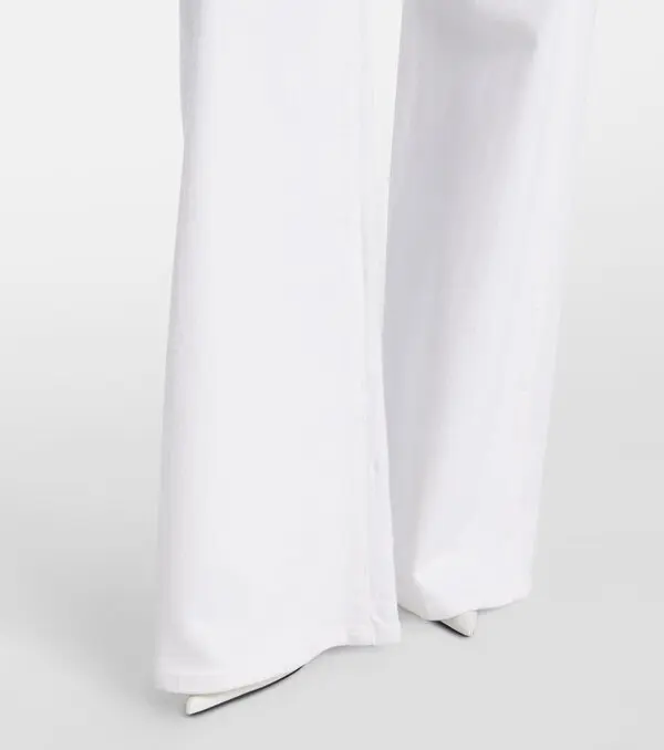Khaite Delmonico High-rise Wide-leg Jeans