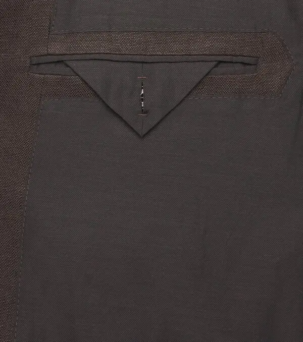 Zegna Il Conte" Linen Jacket - Brown