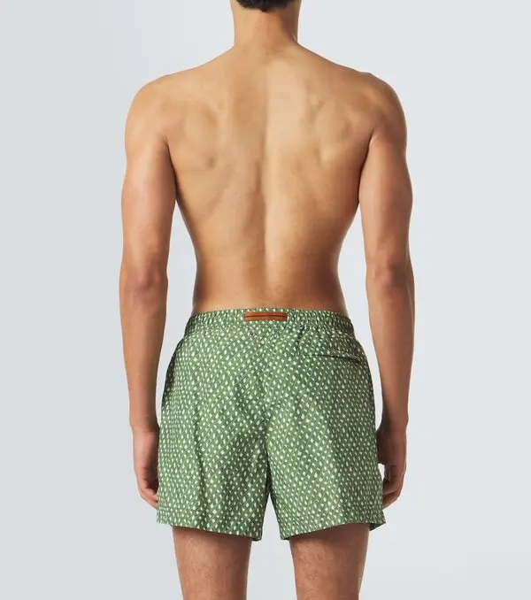 Zegna Printed Swim Trunks