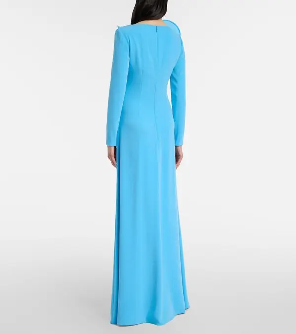 Roland Mouret Gown With Floral Appliqu