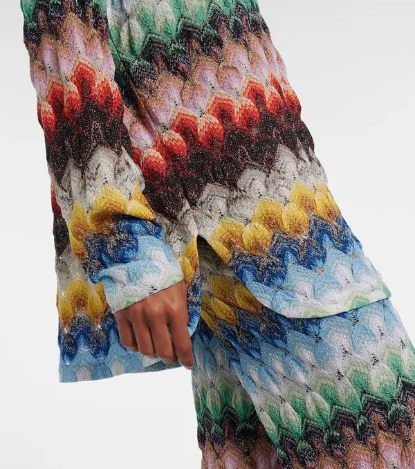 Missoni Metallic Knit Blouse
