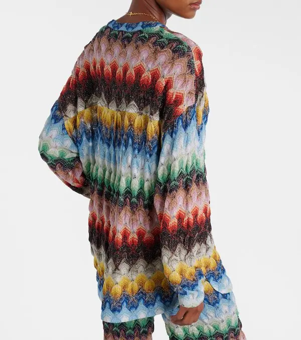Missoni Metallic Knit Blouse