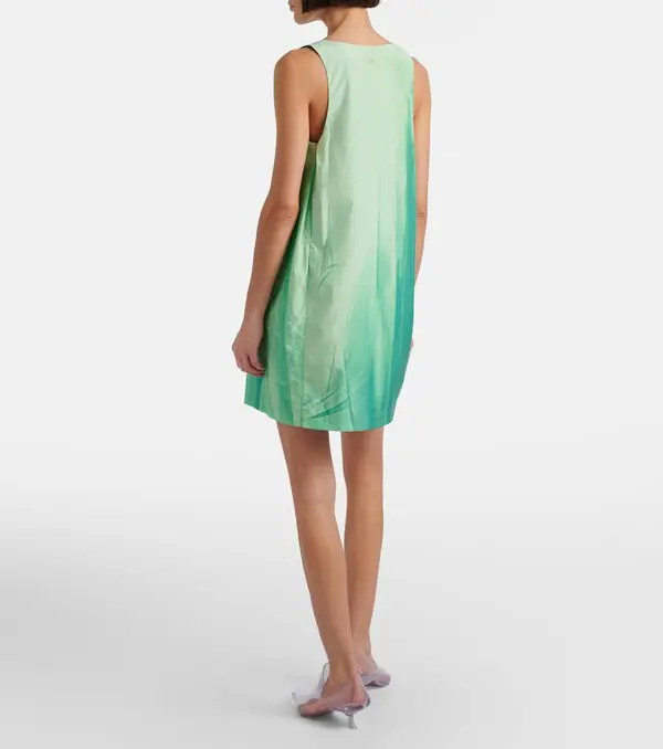 Loewe Printed Leather Mini Dress