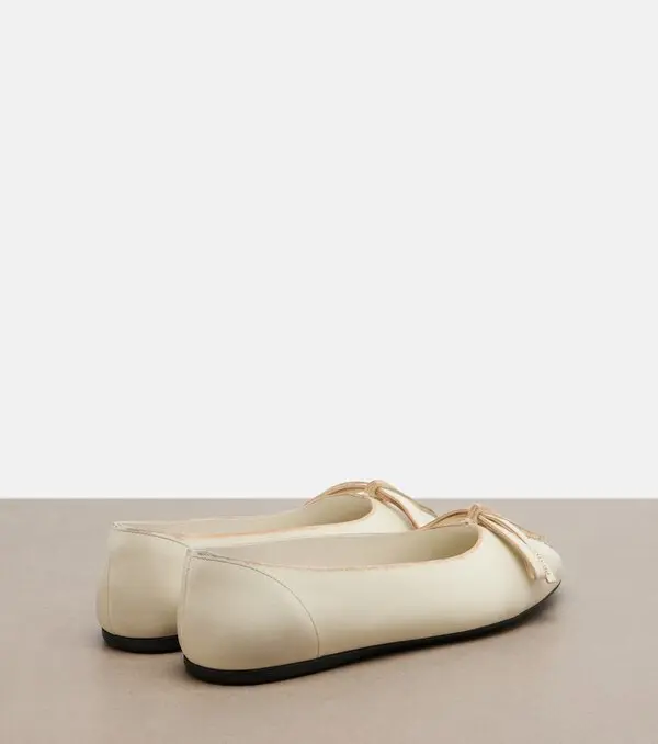 Prada Leather Ballet Flats