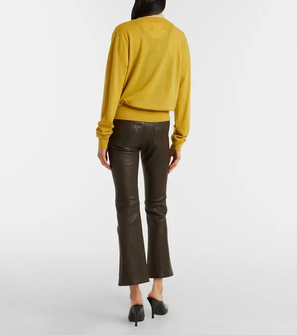 Stouls Dean 22 Leather Flared Trousers