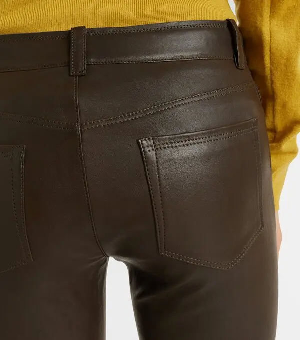 Stouls Dean 22 Leather Flared Trousers