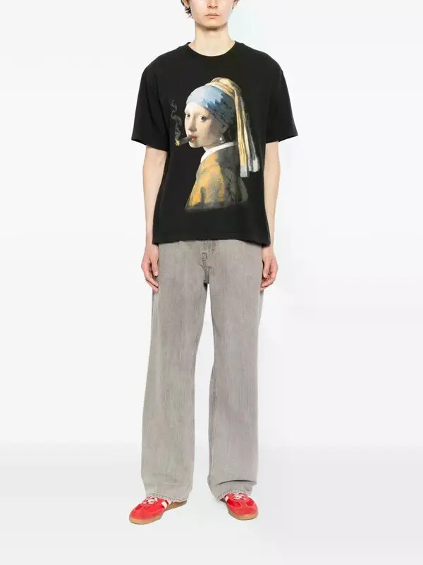 MELT Graphic-print Round Neck T-shirt