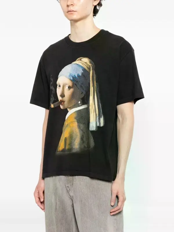 MELT Graphic-print Round Neck T-shirt