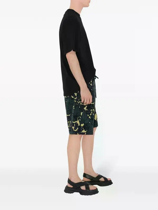 Burberry Floral Print Bermuda Shorts