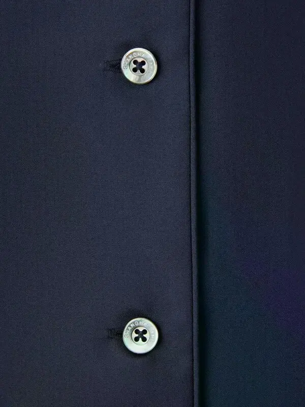 Shanghai Tang Silk Blouse - Blue